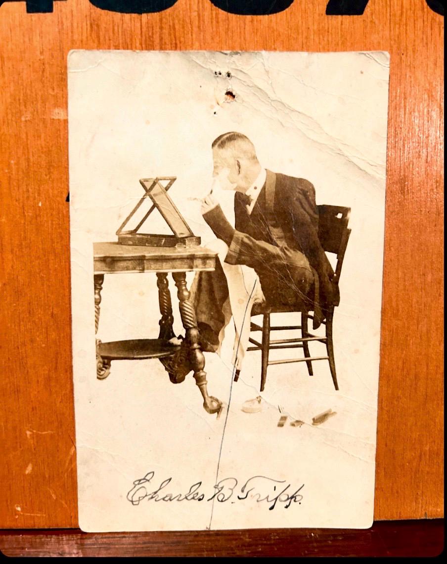 Early 1900s Foot Signed Postcard From Armless Wonder Charles Tripp ...