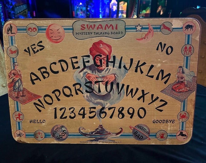 Circa 1940s Swami Mystery Talking Board OUIJA - Etsy