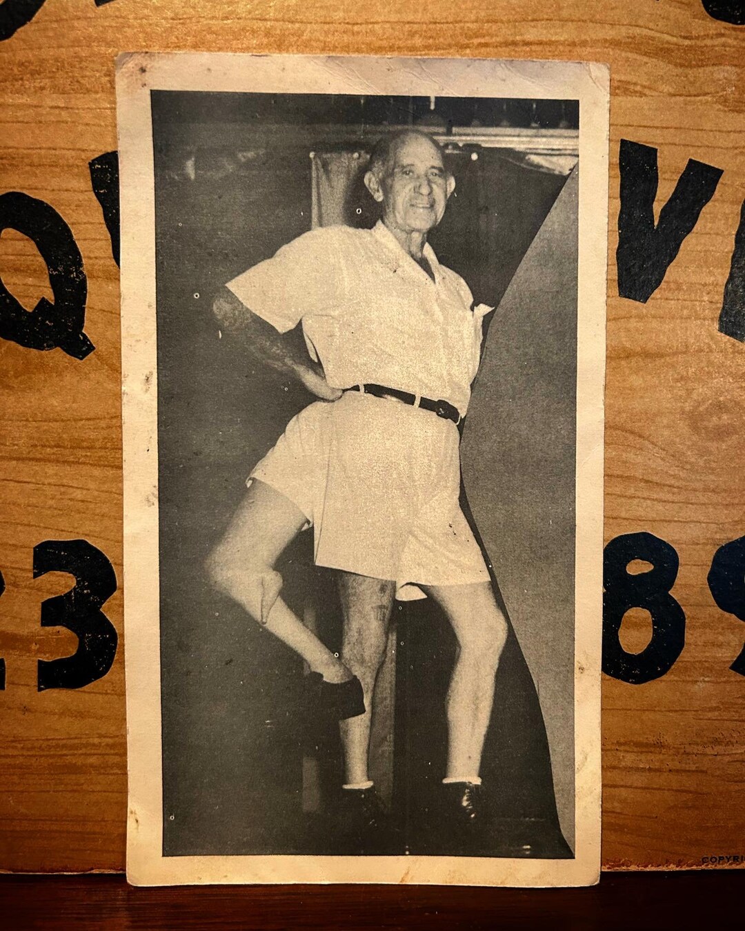 Circa 1950 Pitchcard From 3 Legged Man Frank Lentini - Etsy