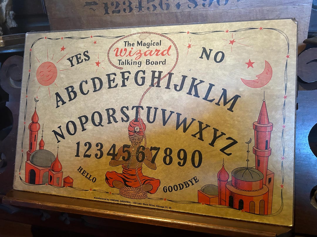 Rare 1940s the Magical Wizard Talking Board. OUIJA - Etsy