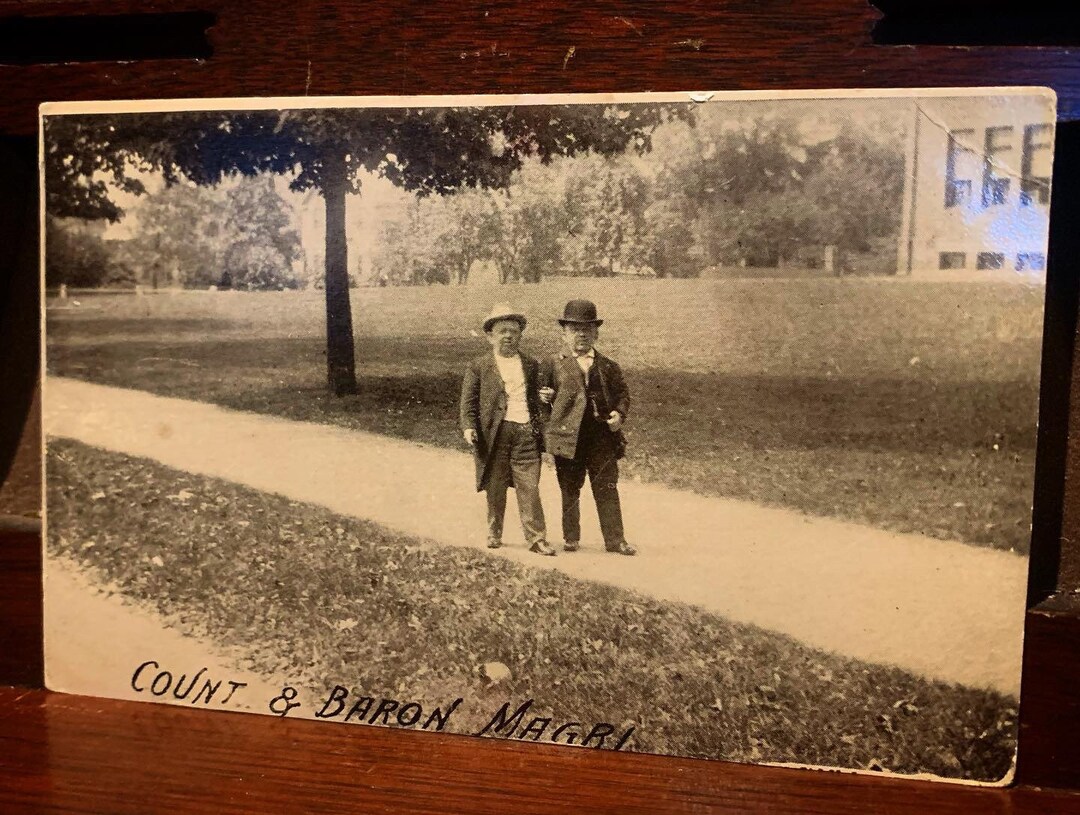 Early 1900s RPPC of Little People Sideshow Performers Count and Baron ...