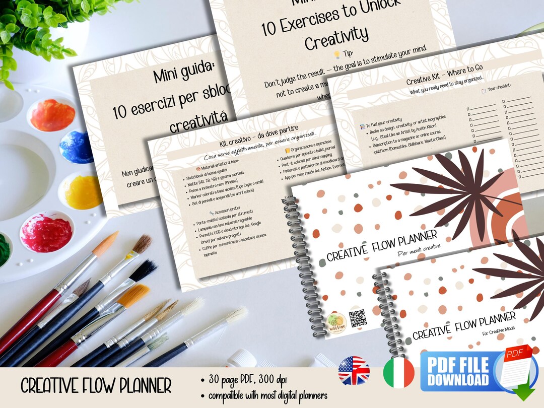 Creative Flow Planner Starter Kit Digital Creative Mini Guide PDF ...