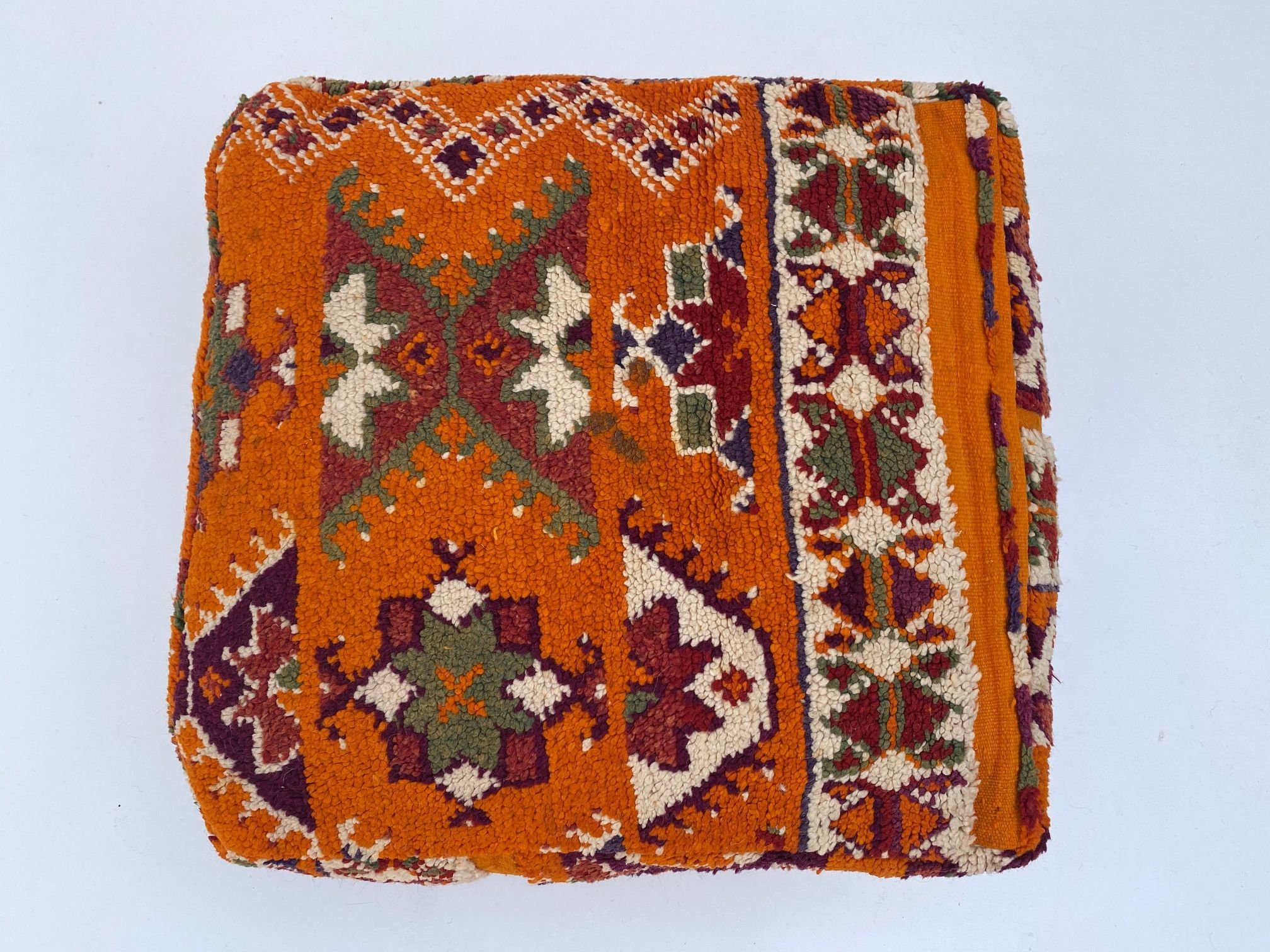 Moroccan Cover Pouf gorgeous Berber Stool Cushion-square | Etsy