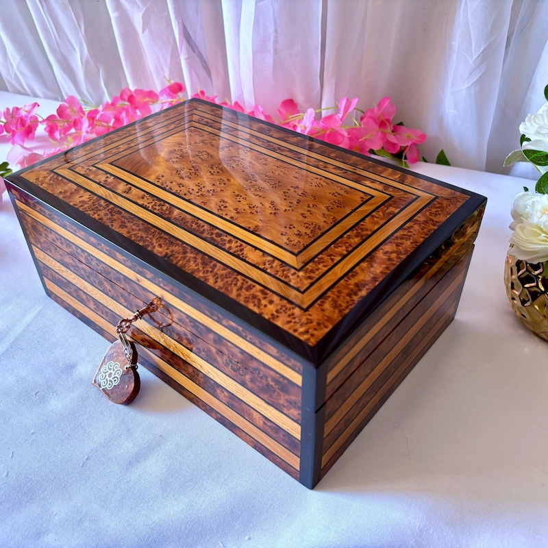 Wooden Jewelry Box - Etsy