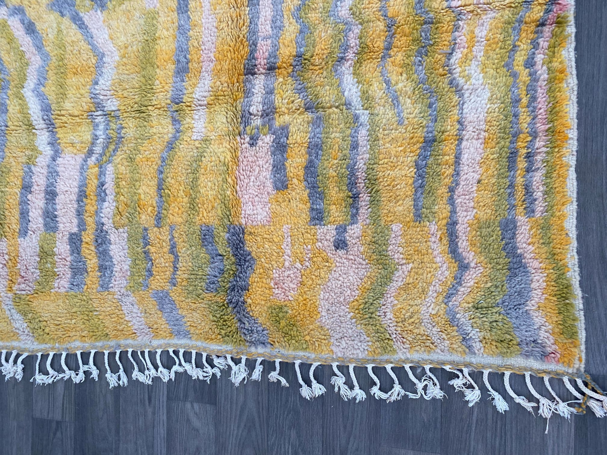 Beni ourain rug 4x8ft Moroccan Vintage Rug Moroccan wool | Etsy