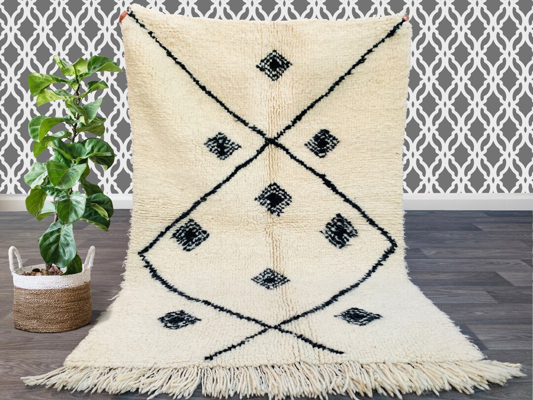 Small Moroccan Rug 3x4 Ft berber Handmade Rug Vintage Moroccan Rustic ...