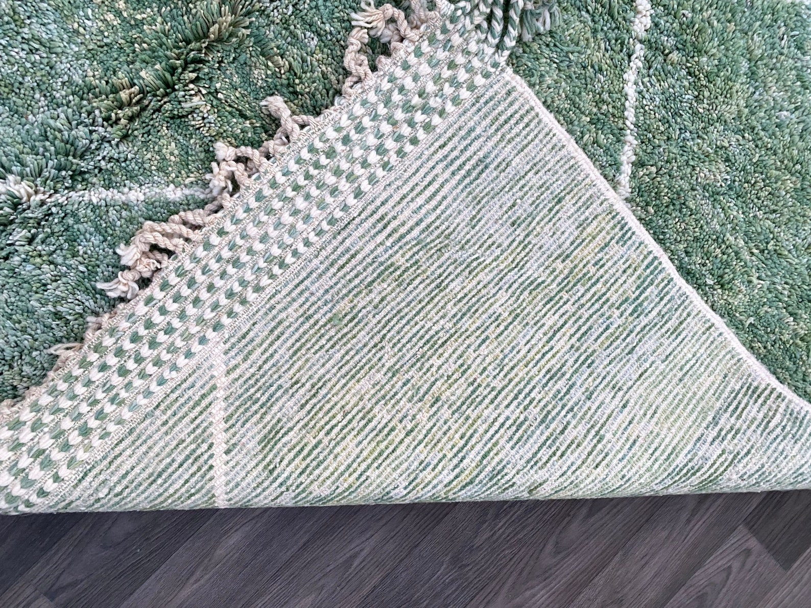 Stylish Moroccan Green Rug 8x11ft Authentic Moroccan - Etsy