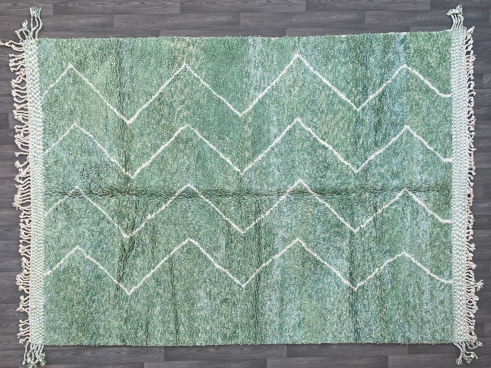 Stylish Moroccan Green Rug 8x11ft Authentic Moroccan - Etsy