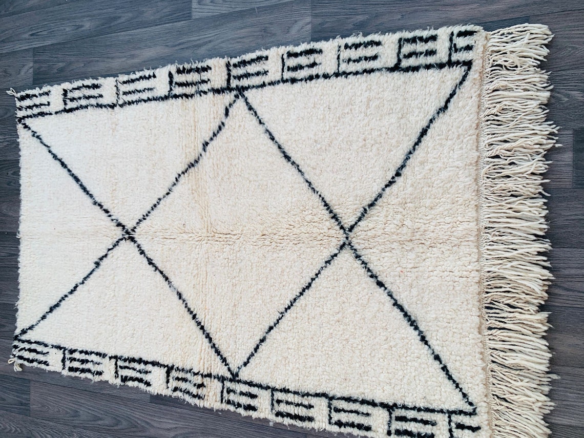 Small Moroccan Rug 3ft X 5ft Handmade Moroccan Rug Berber | Etsy
