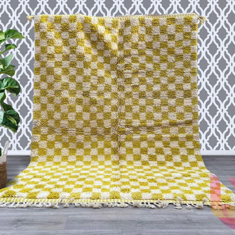 Moroccan Checkered Rug - Etsy