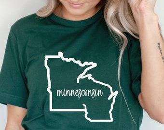 Minnesconsin Shirt - Etsy