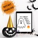 Halloween Printable, Wall Art, Digital Download, Art Print, Ghost ...
