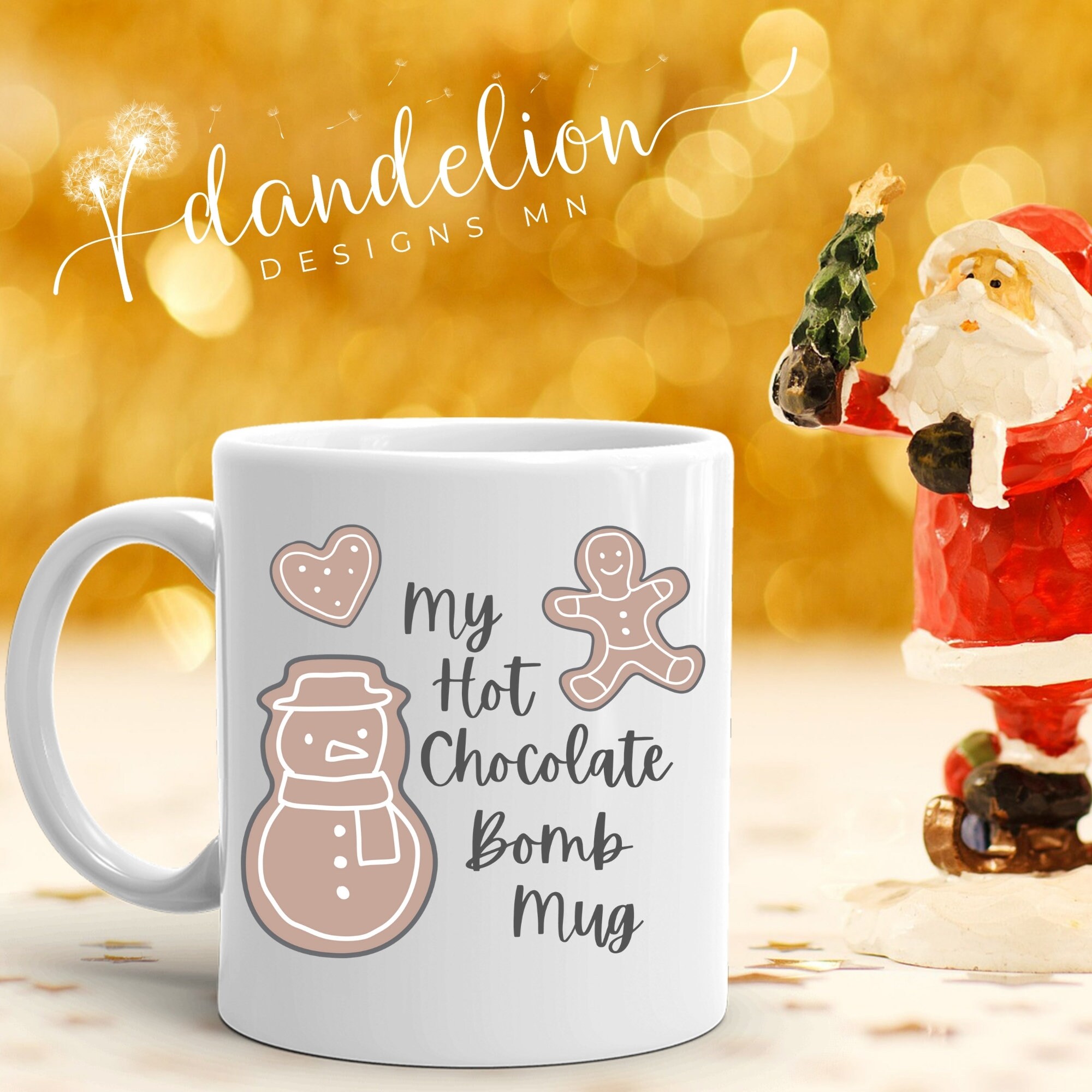 Hot Chocolate Bomb Mug Christmas Mug Unique Hot Chocolate - Etsy