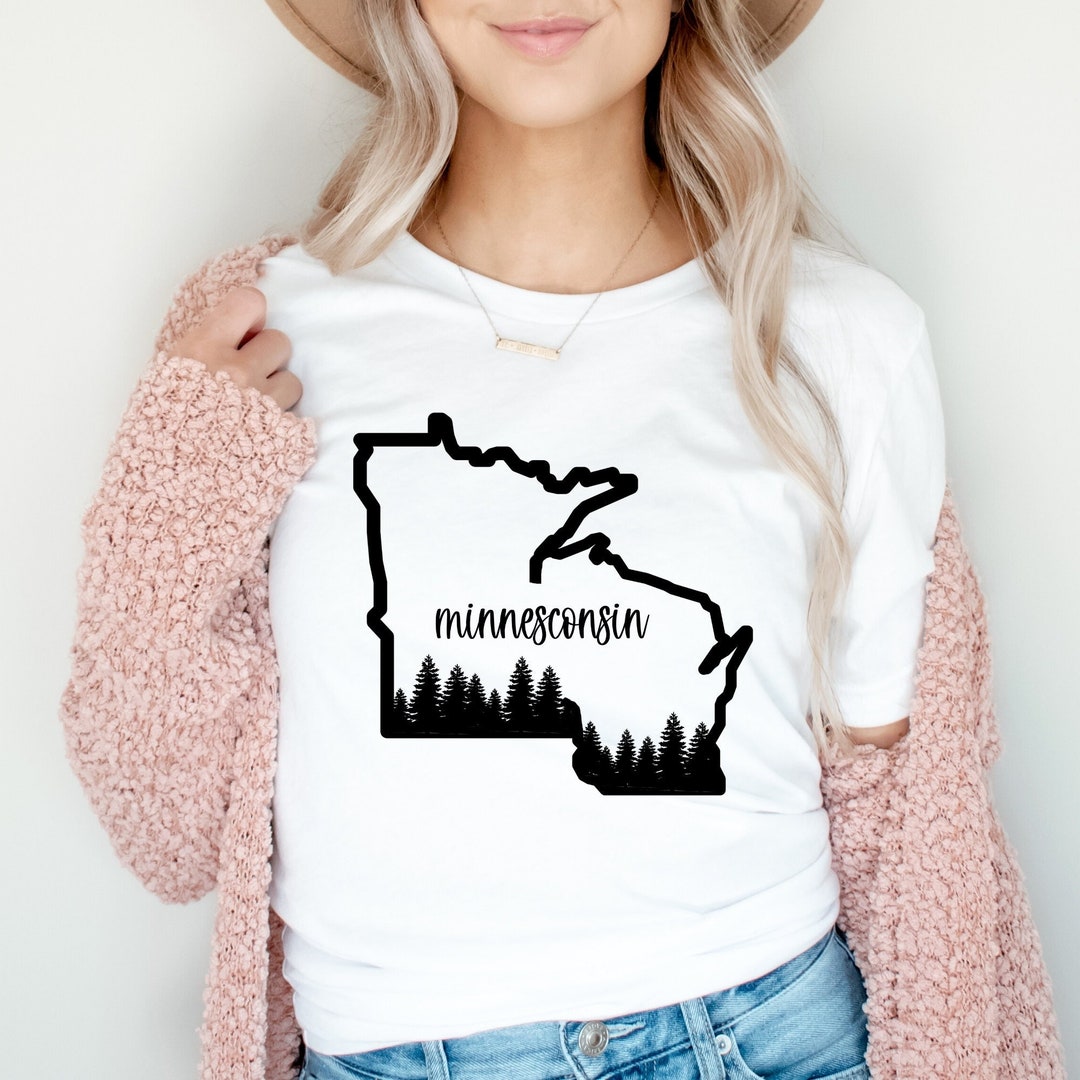 Minnesota and Wisconsin Shirt, Minnesconsin Shirt, Minnesota Shirt ...
