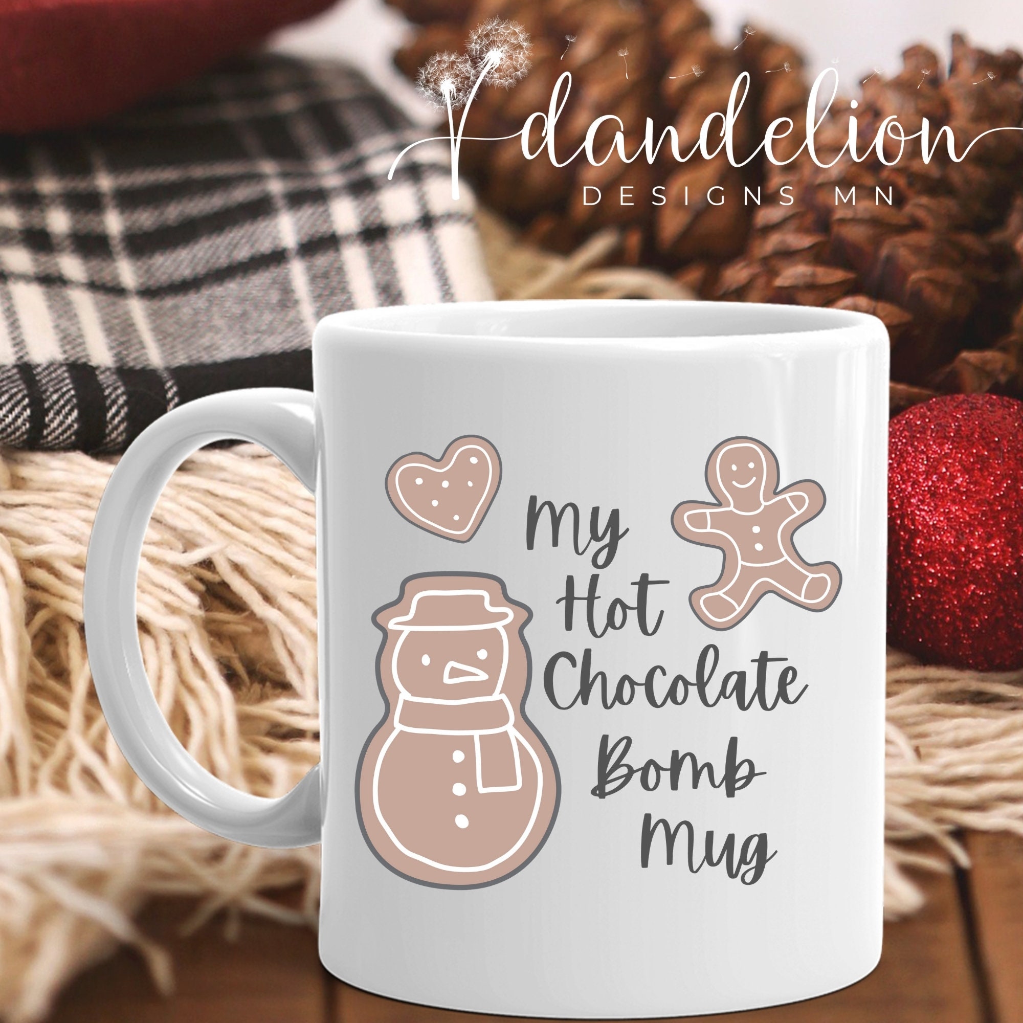 Hot Chocolate Bomb Mug | Christmas Mug, Unique Hot Chocolate Mug ...