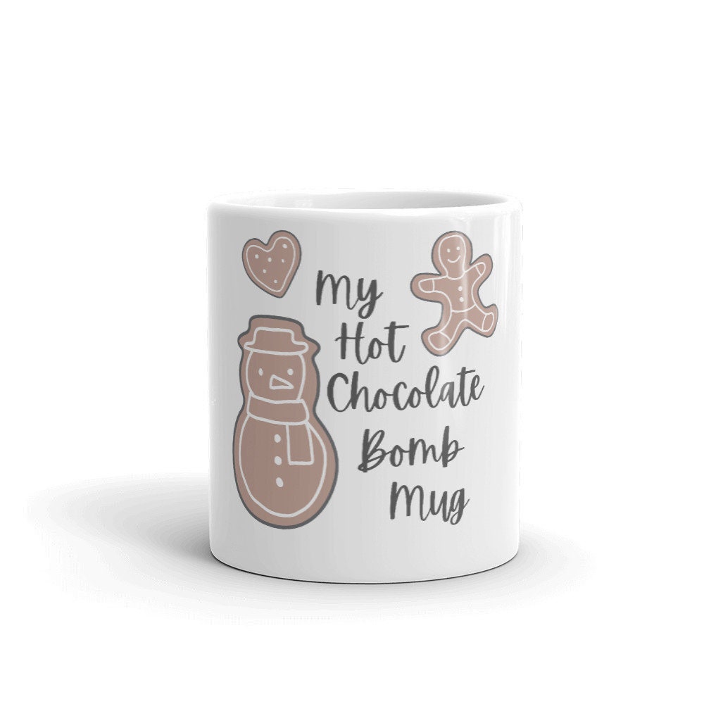 Hot Chocolate Bomb Mug Christmas Mug Unique Hot Chocolate - Etsy