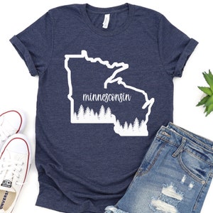 Minnesota and Wisconsin Shirt, Minnesconsin Shirt, Minnesota Shirt ...