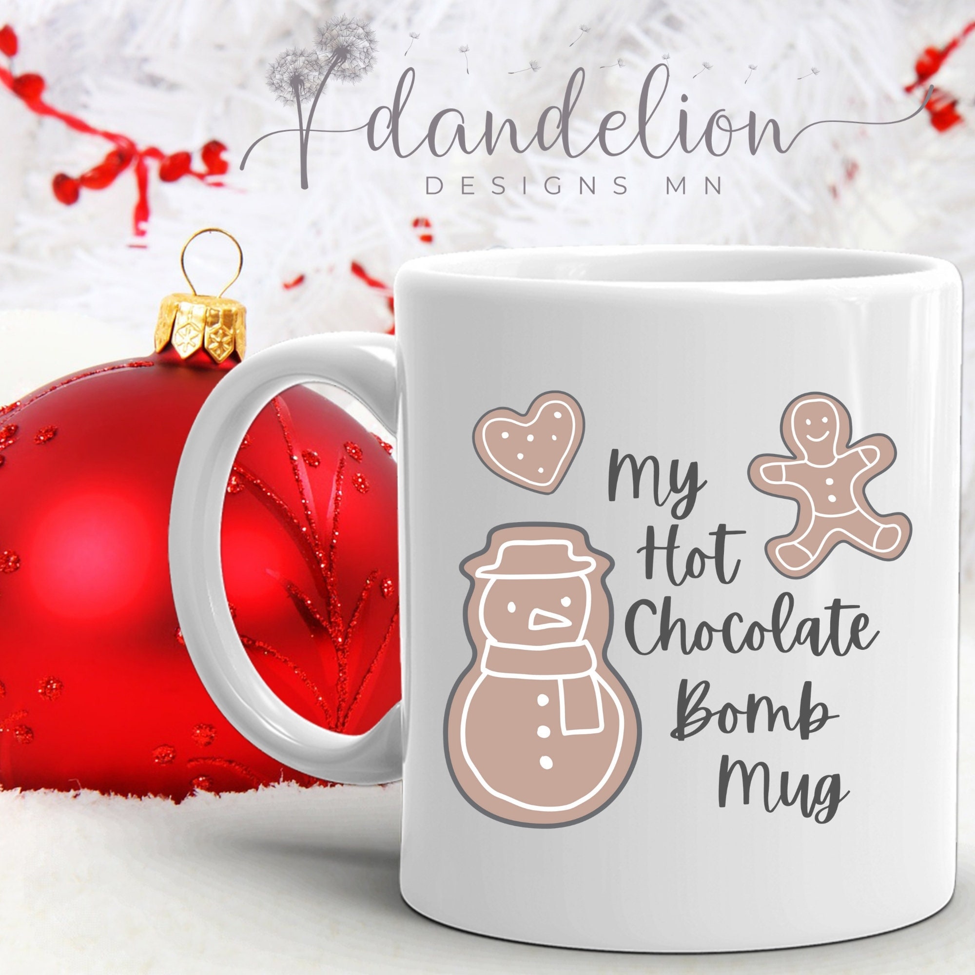 Hot Chocolate Bomb Mug | Christmas Mug, Unique Hot Chocolate Mug ...
