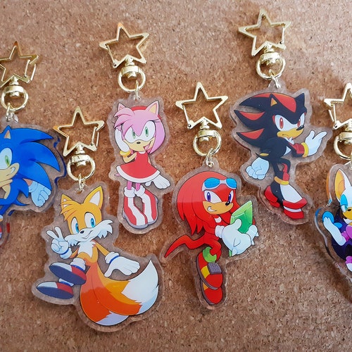 Sonic the Hedgehog 2.5 Acrylic Charm - Etsy