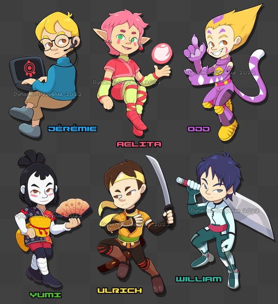 Code Lyoko 3'' Stickers - Etsy