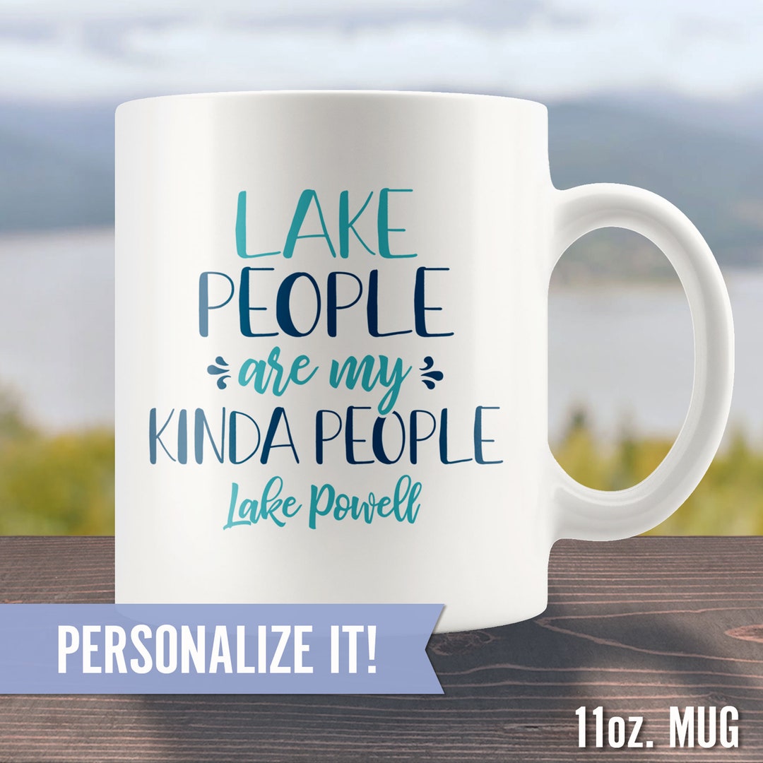 Personalized Lake Life Coffee Mug, Funny Lakehouse Gift Idea, Nautical ...