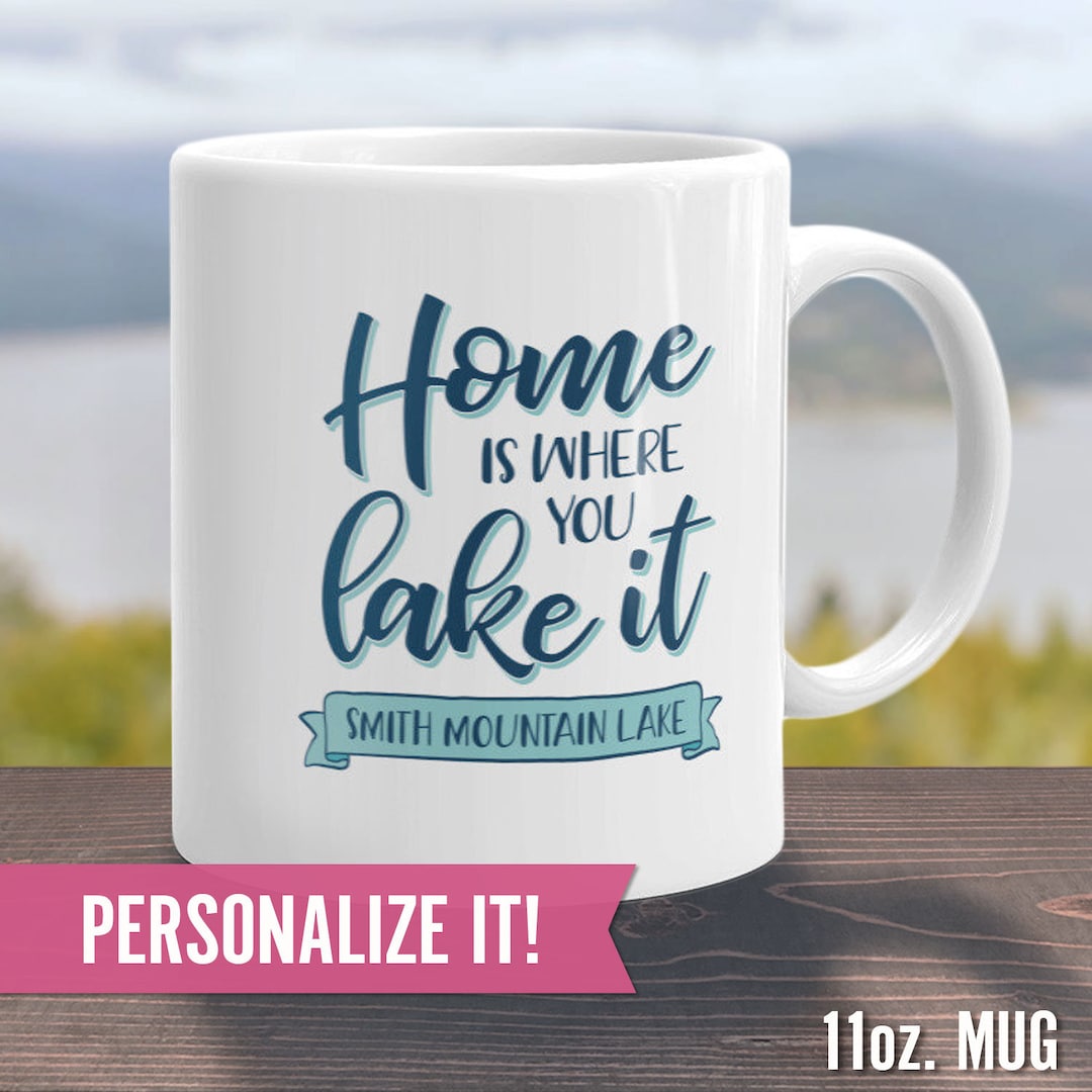 Personalized Lake Life Mug, Funny Lakehouse Gift Idea, House Decor ...