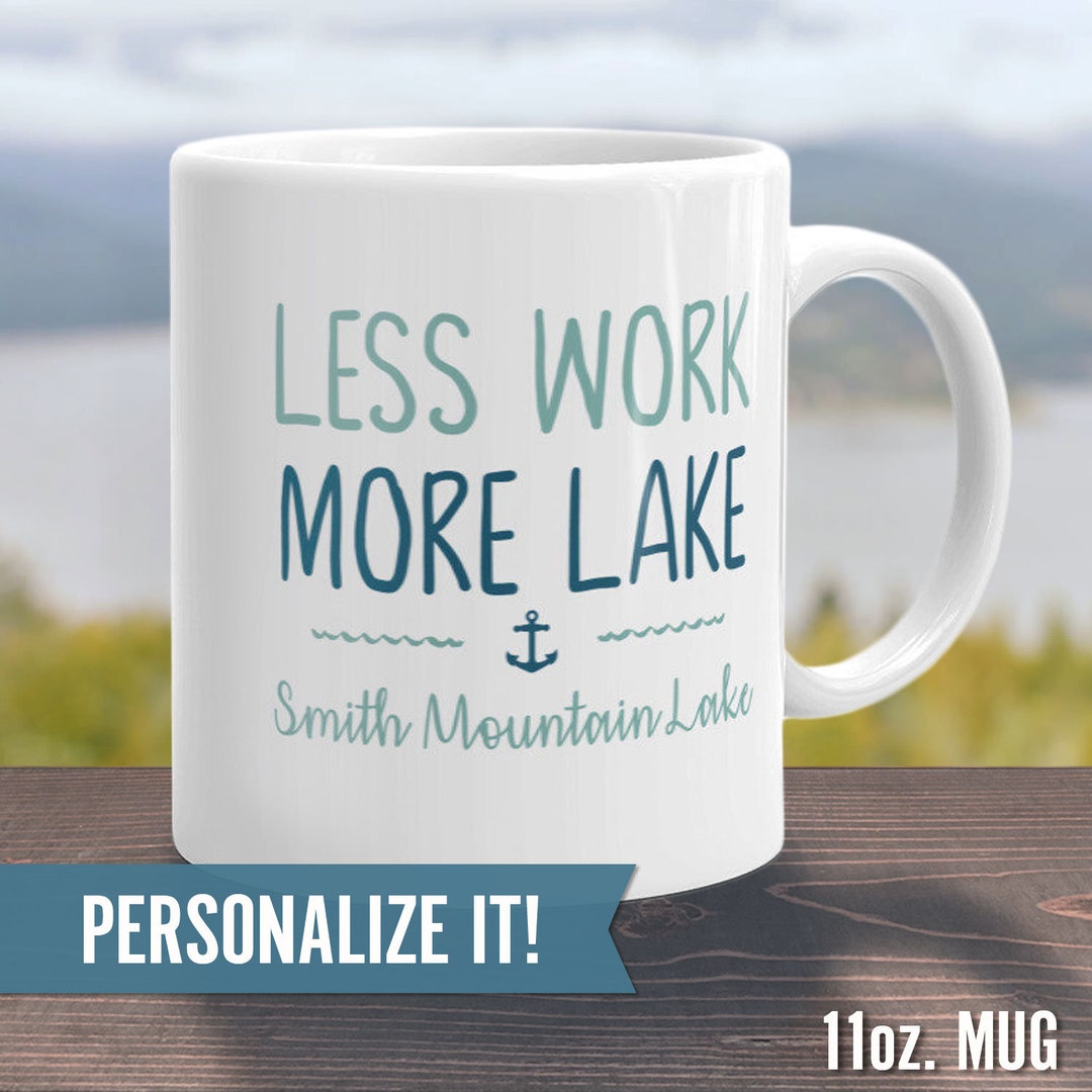 Personalized Lake Life Mug, Funny Lakehouse Gift Idea, House Decor ...
