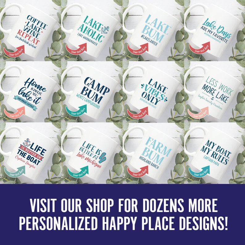 Personalized Lake Life Mug Funny Lakehouse Gift Idea Coffee - Etsy