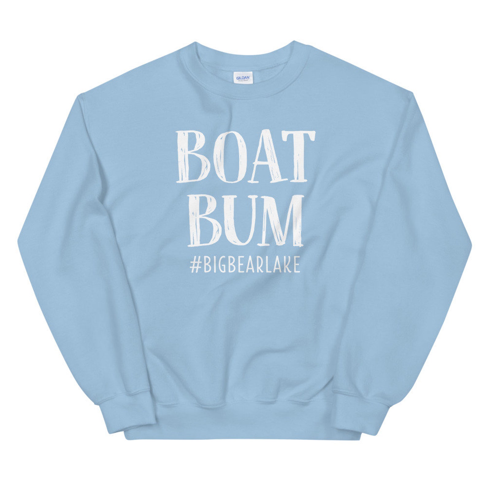 Boat Bum Sweatshirt Custom Lake Life Shirt for Women & Men | Etsy