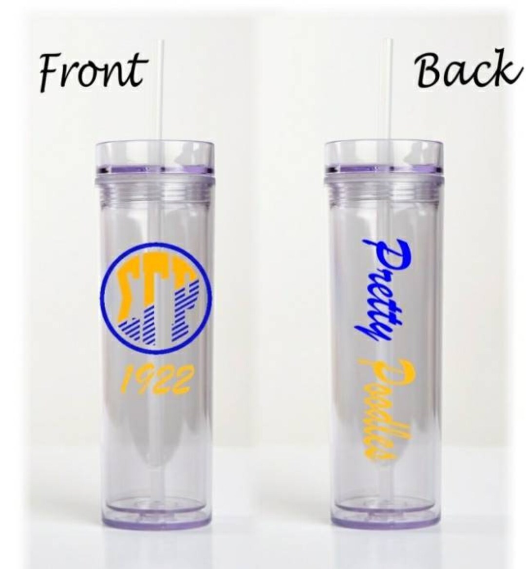 Sigma Gamma Rho Greek Letters Skinny Tumbler/sigma Gamma Rho Skinny ...