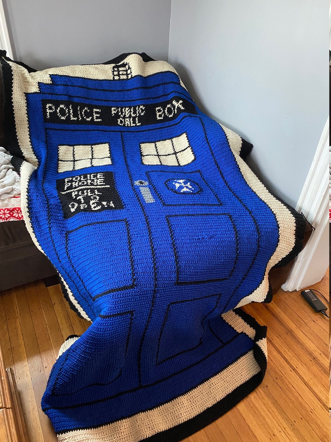 Dr. Who Tardis Blanket - Etsy UK