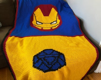 Iron Man Blanket - Etsy