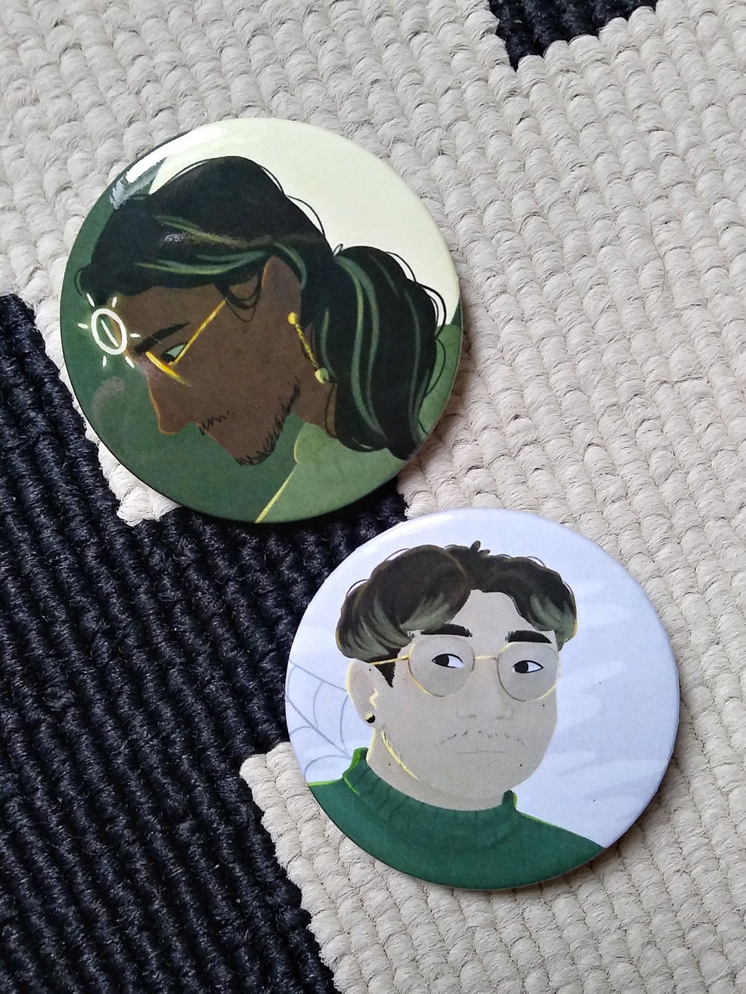 Jonmartin 44mm Pin Badges - Etsy