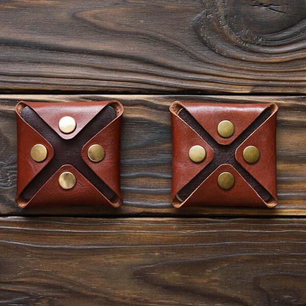 Leather Coin Case - Etsy