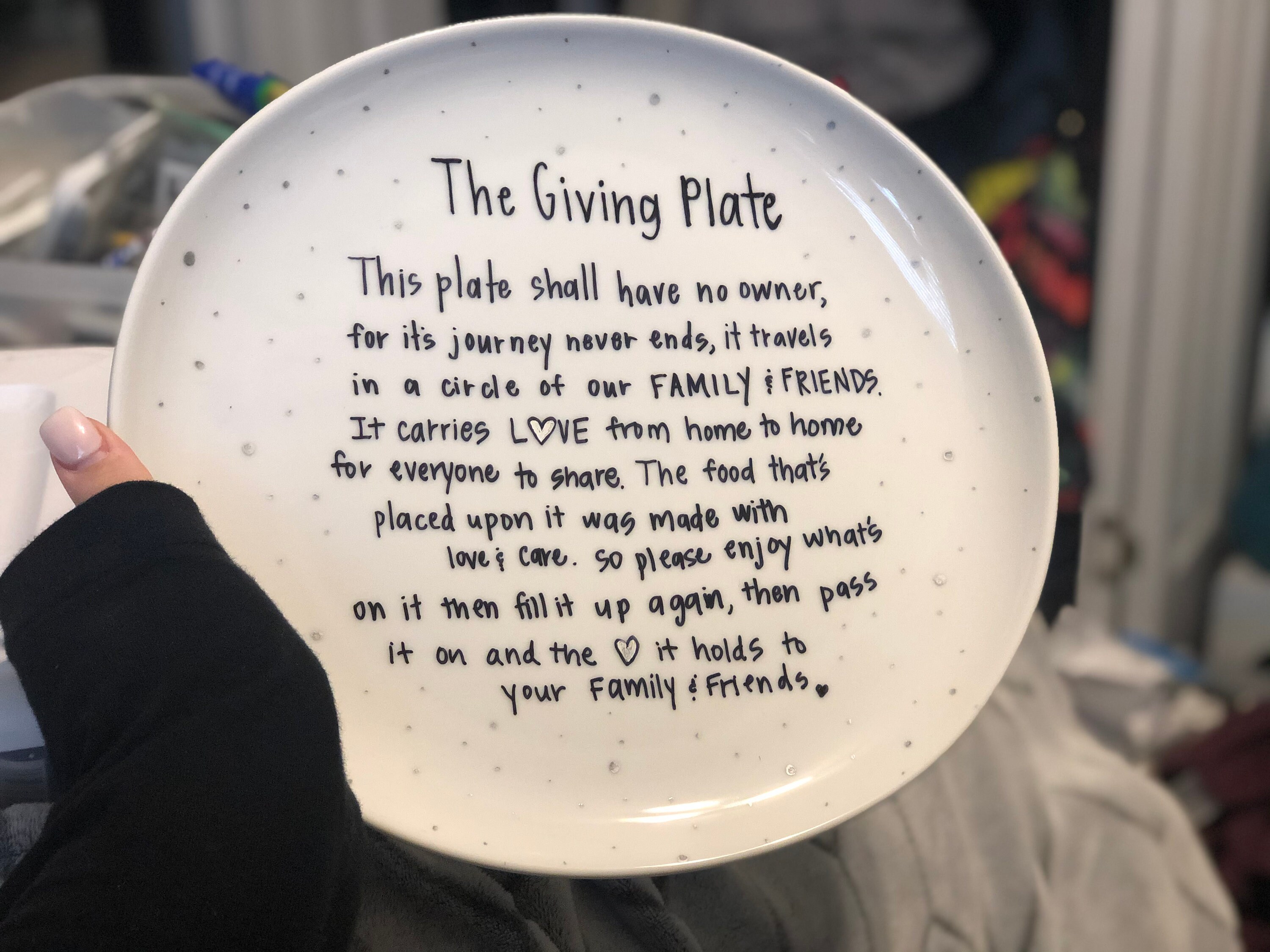 Ideas Giving Plate