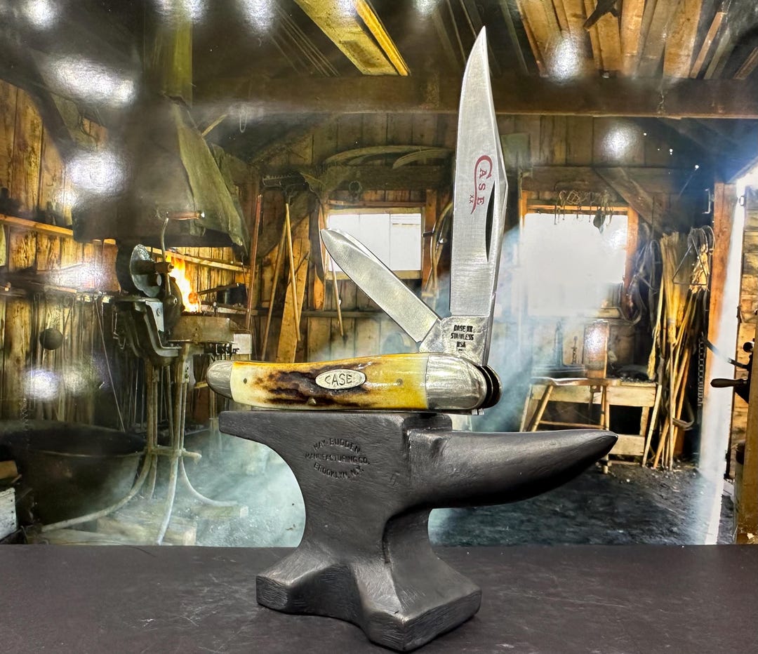 Tribute Hay Budden Salesman Sample Blacksmith Mini Anvil or Great as a ...