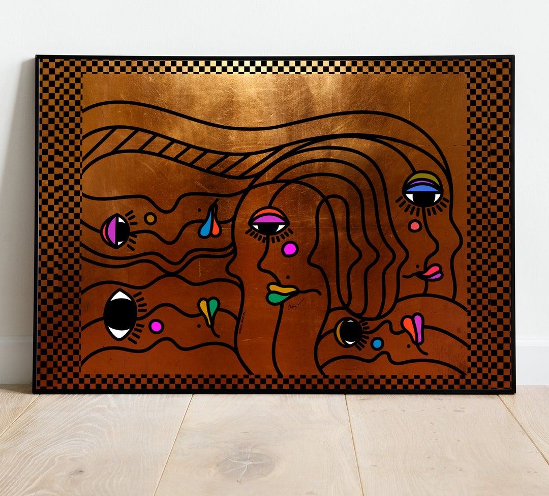 Diwali Disco Bloom Original Indian Pop Art Print - Etsy