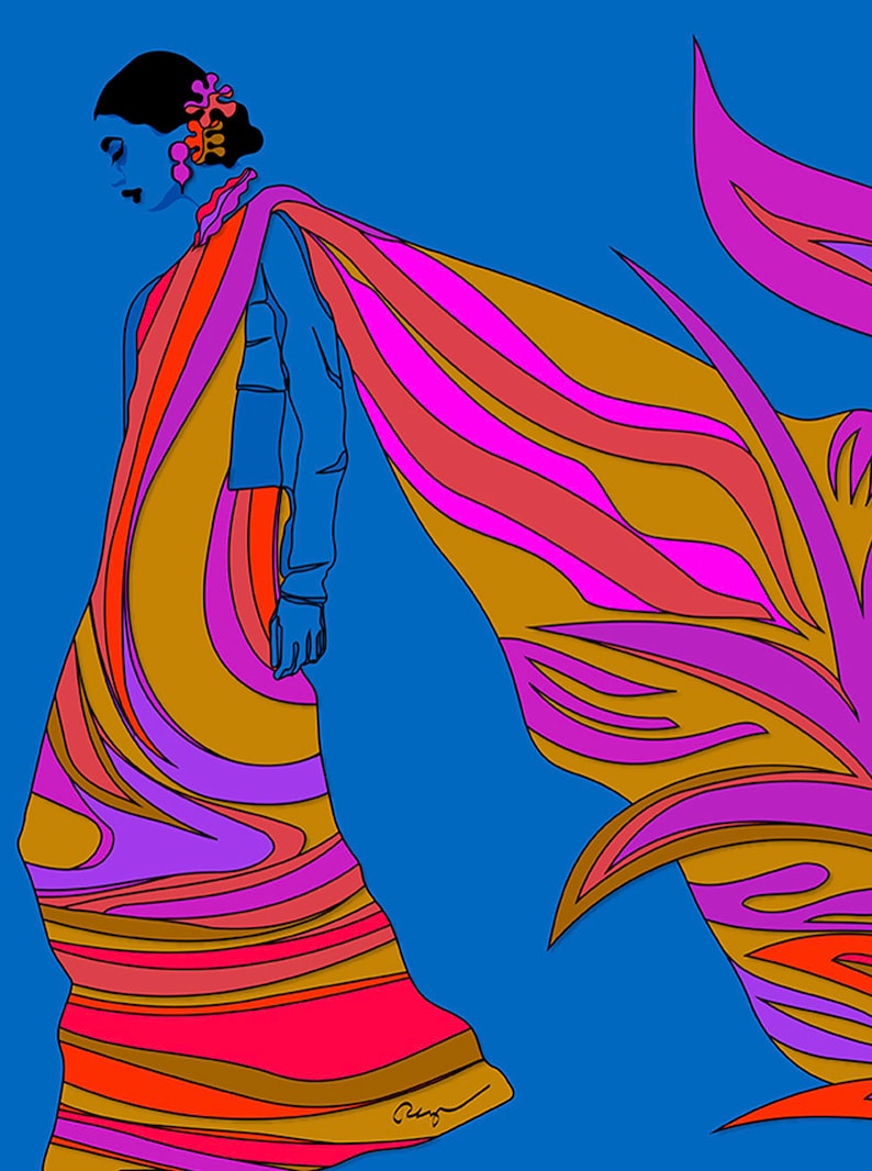 Rise up Original Indian Pop Art Print – Colorful Feminine Artwork ...