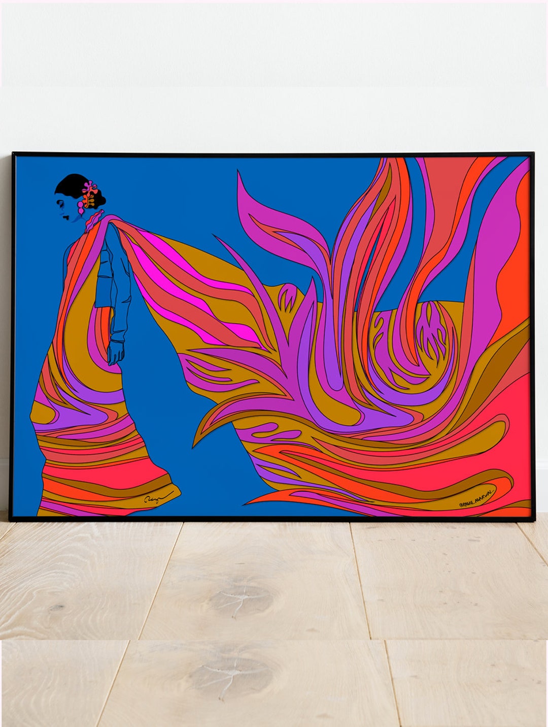 Indian Pop Art Print – Colorful Feminine Empowerment Artwork - Etsy