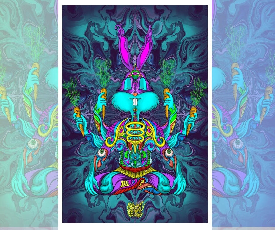 Buddha Bugs Meditating Spiritual Print - Etsy