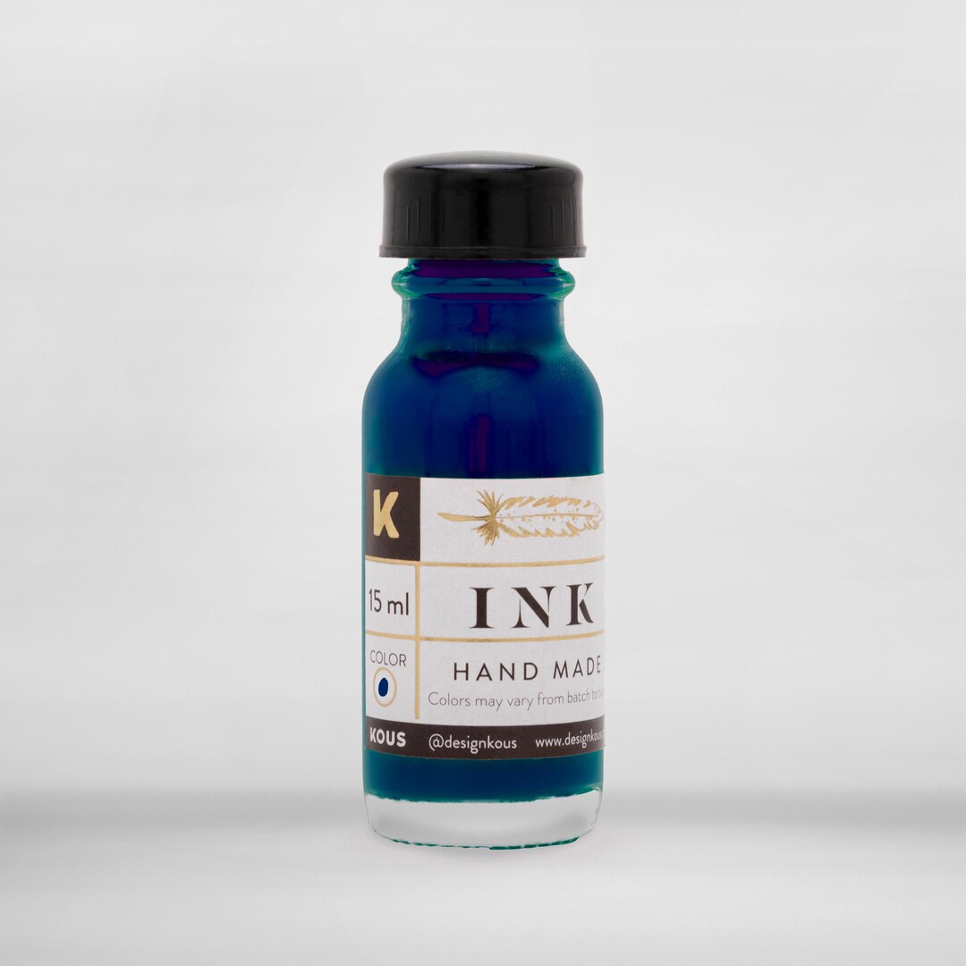 Midnight Calligraphy Ink | Calligraphy Kit | Handmade Calligraphy Ink ...