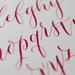 Red Calligraphy Ink Calligraphy Kit Handmade Calligraphy - Etsy