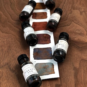 Walnut Shimmer Red Calligraphy Ink | Calligraphy Kit | Handmade ...