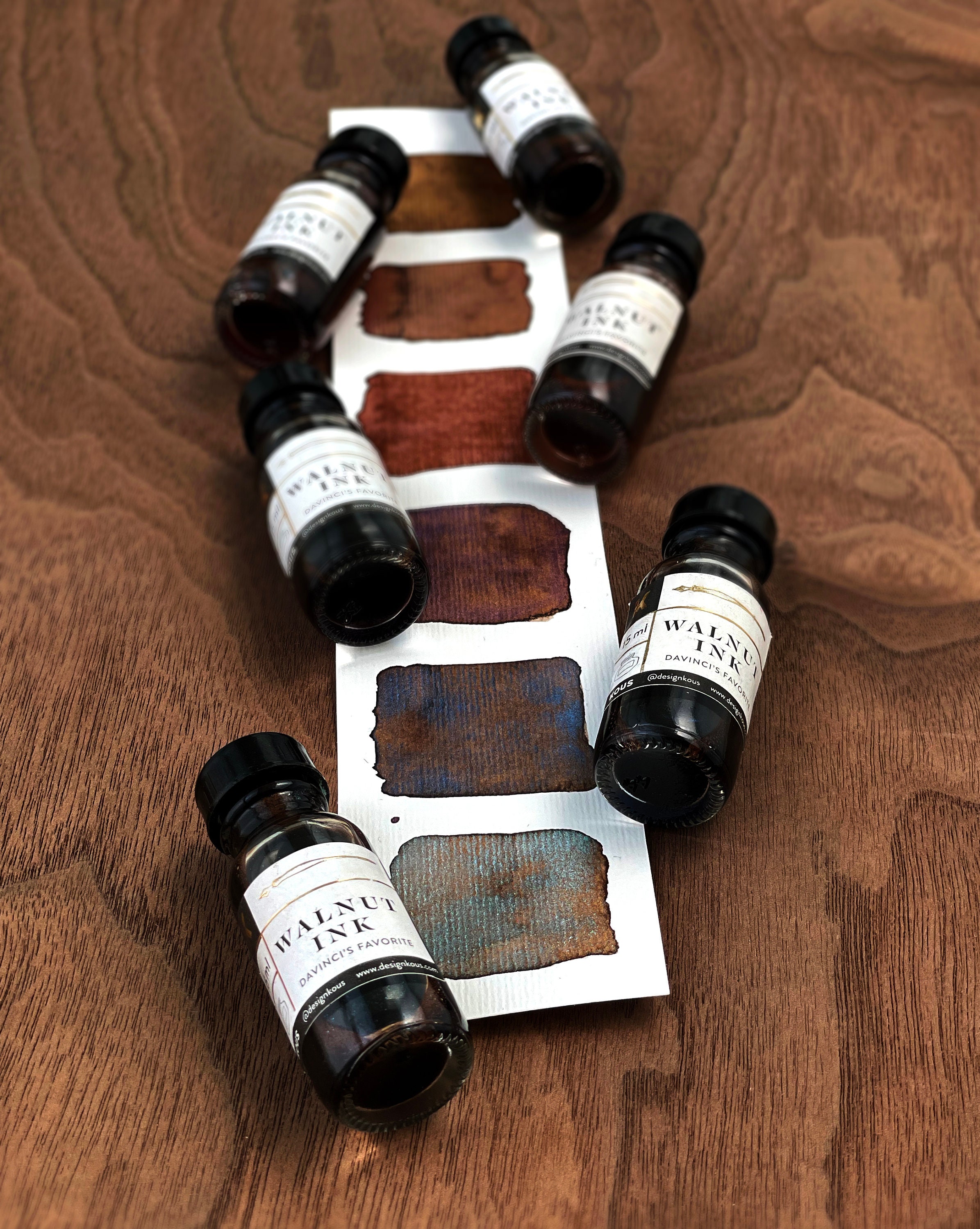 Walnut Shimmer Red Calligraphy Ink | Calligraphy Kit | Handmade ...