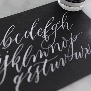 White Calligraphy Ink Calligraphy Kit Handmade Calligraphy Ink Modern ...