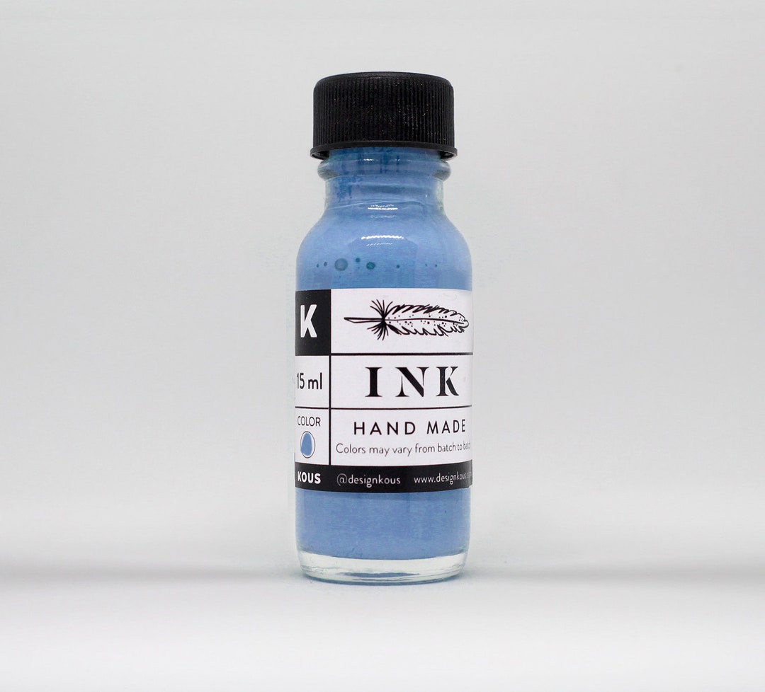 Ocean Blue Calligraphy Ink | Calligraphy Kit | Handmade Calligraphy Ink ...