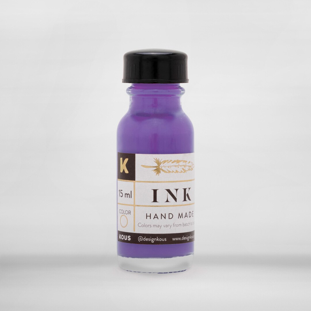 Amethyst Calligraphy Ink | Calligraphy Kit | Handmade Calligraphy Ink ...