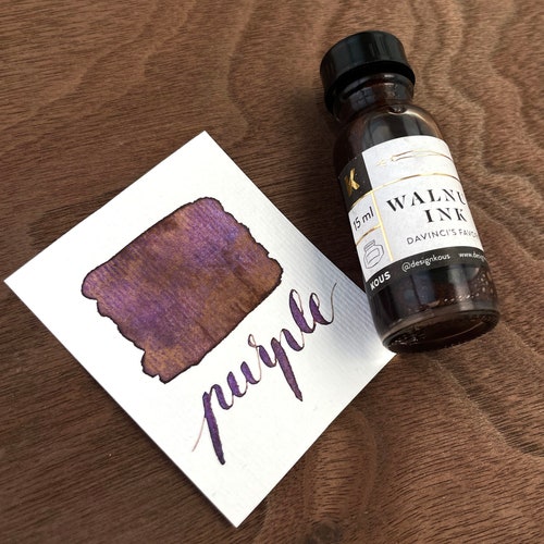 Walnut Shimmer Red Calligraphy Ink Calligraphy Kit - Etsy