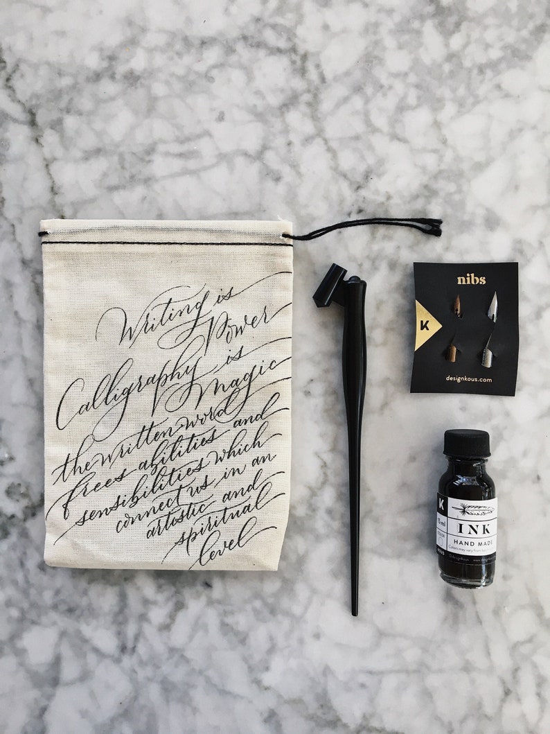Calligraphy Starter Kit Beginner Starter Kit Basic - Etsy