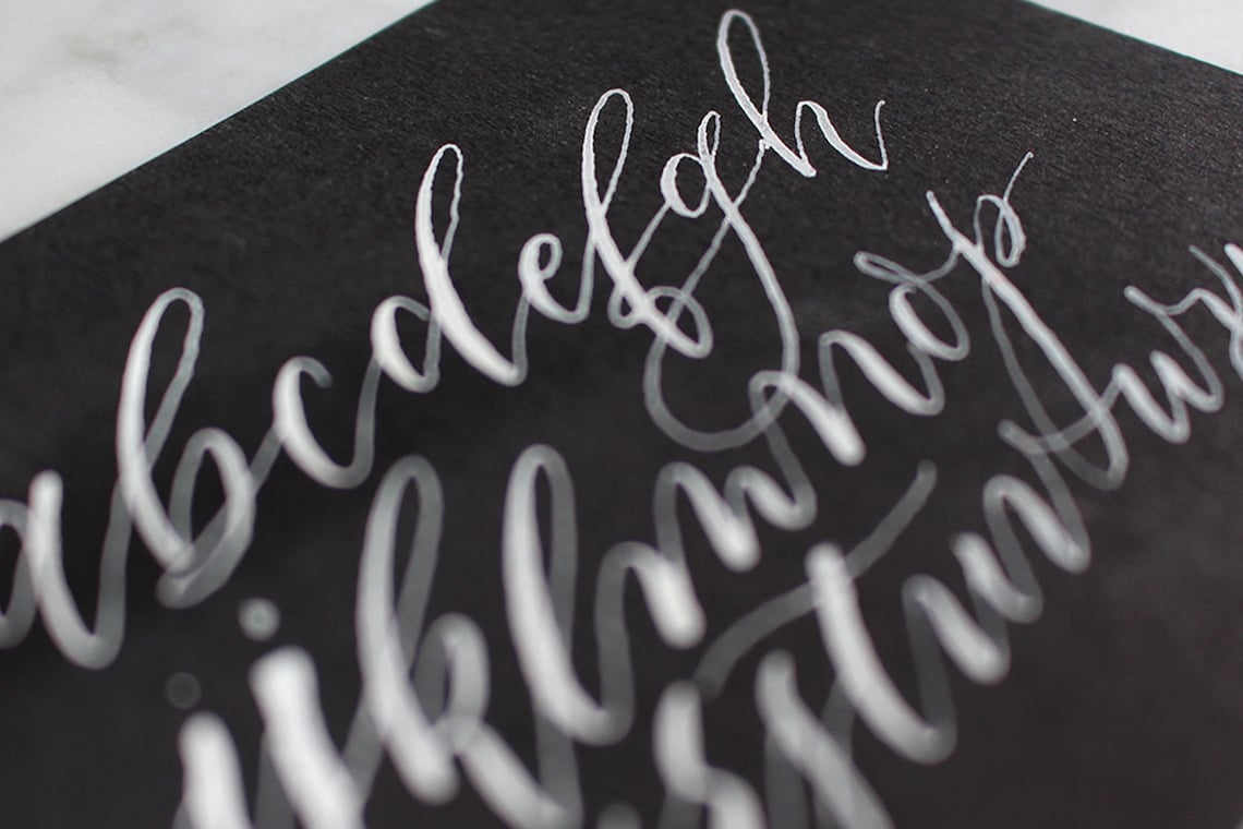 White Calligraphy Ink Calligraphy Kit Handmade Calligraphy - Etsy